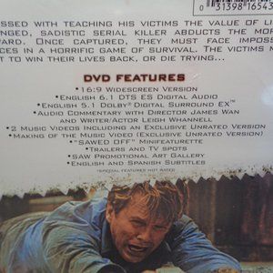 Media | Saw New Dvd Widescreen Cary Elwes Danny Glover Monica Potter | Poshmark